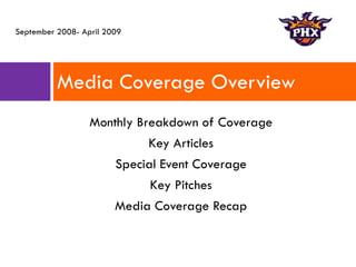 Suns Media Recap | PPT