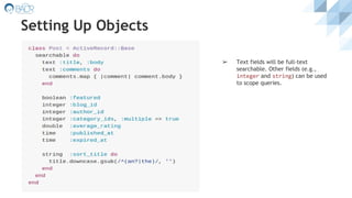 Sunspot - The Ruby Way into Solr | PDF | Search | Internet