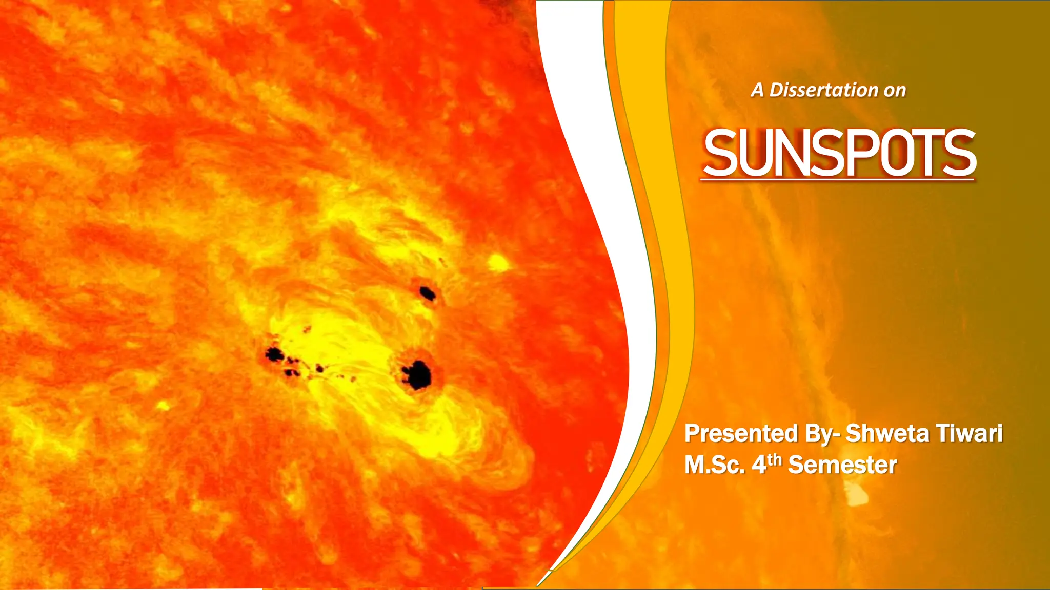 Sunspots.pptx This ppt is all about sunspots | PPTX