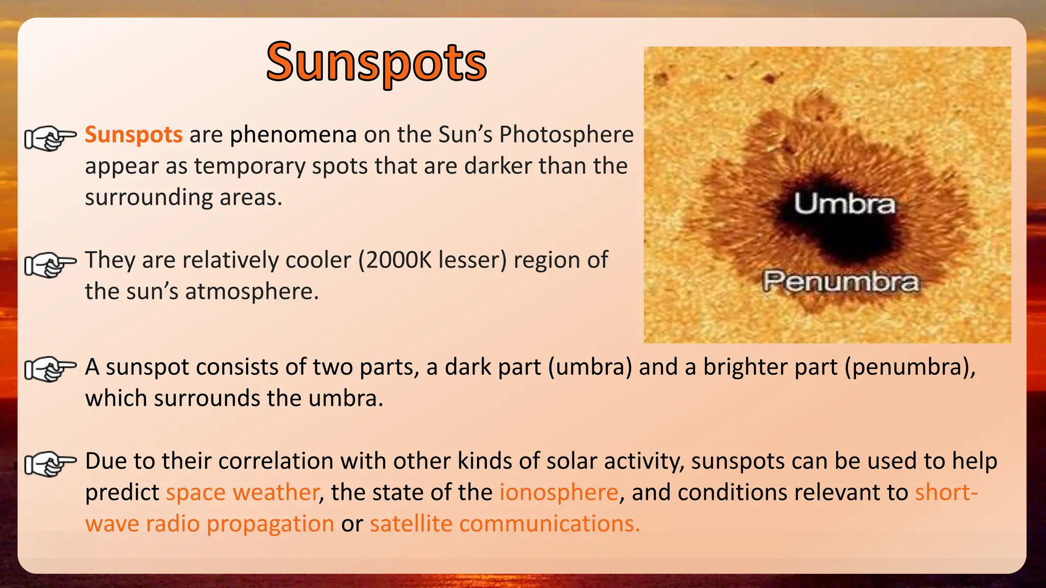 Sunspots.pptx This ppt is all about sunspots | PPTX