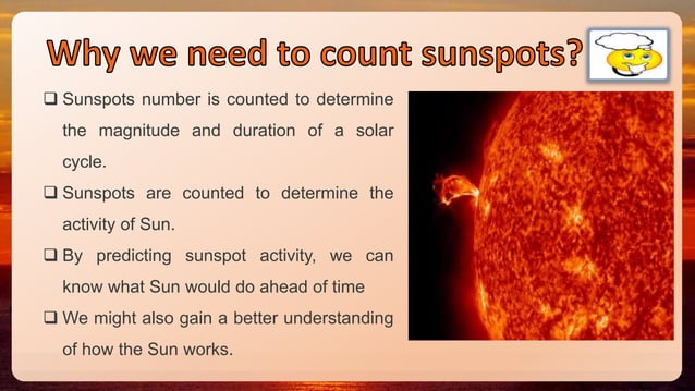 Sunspots.pptx This ppt is all about sunspots | PPTX
