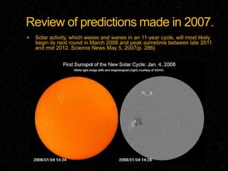 Sunspots and Climate Change | PPTX