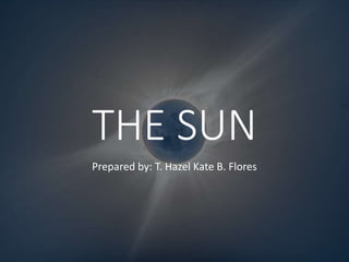 Sunspots and Solar Flares | PPTX