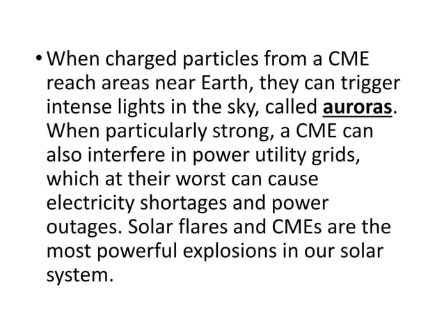 Sunspots and Solar Flares | PPTX