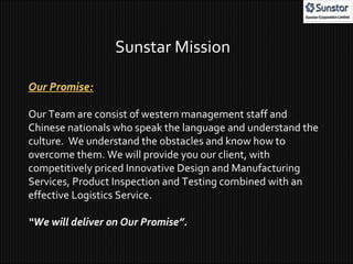 Sunstar Corporation Ppt 0212 Al | PPT