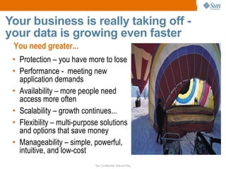 Sun storage tek 6140 customer presentation | PPT