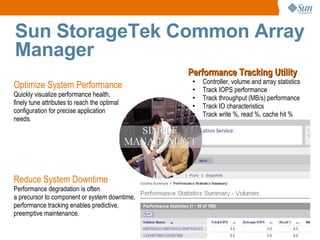 Sun storage tek 6140 customer presentation | PPT
