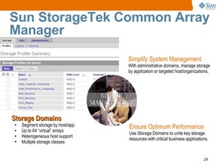 Sun storage tek 6140 customer presentation | PPT
