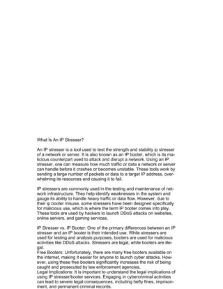 Ip stresser | PDF