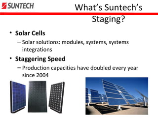 Suntech strategic analysis | PPT