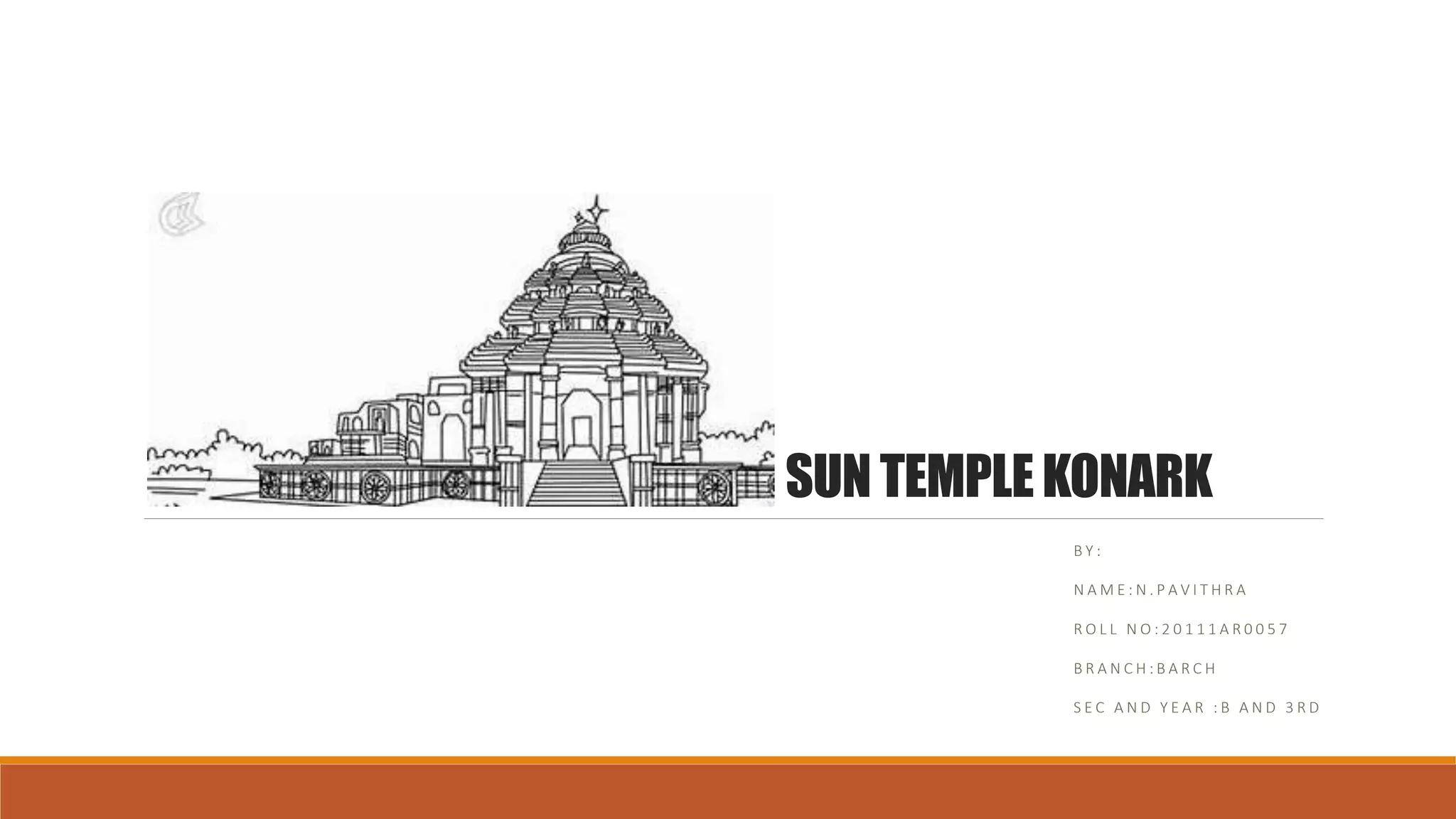 The Sun Temple Drawing