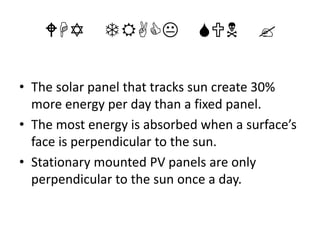 Sun tracking solar panel | PPT