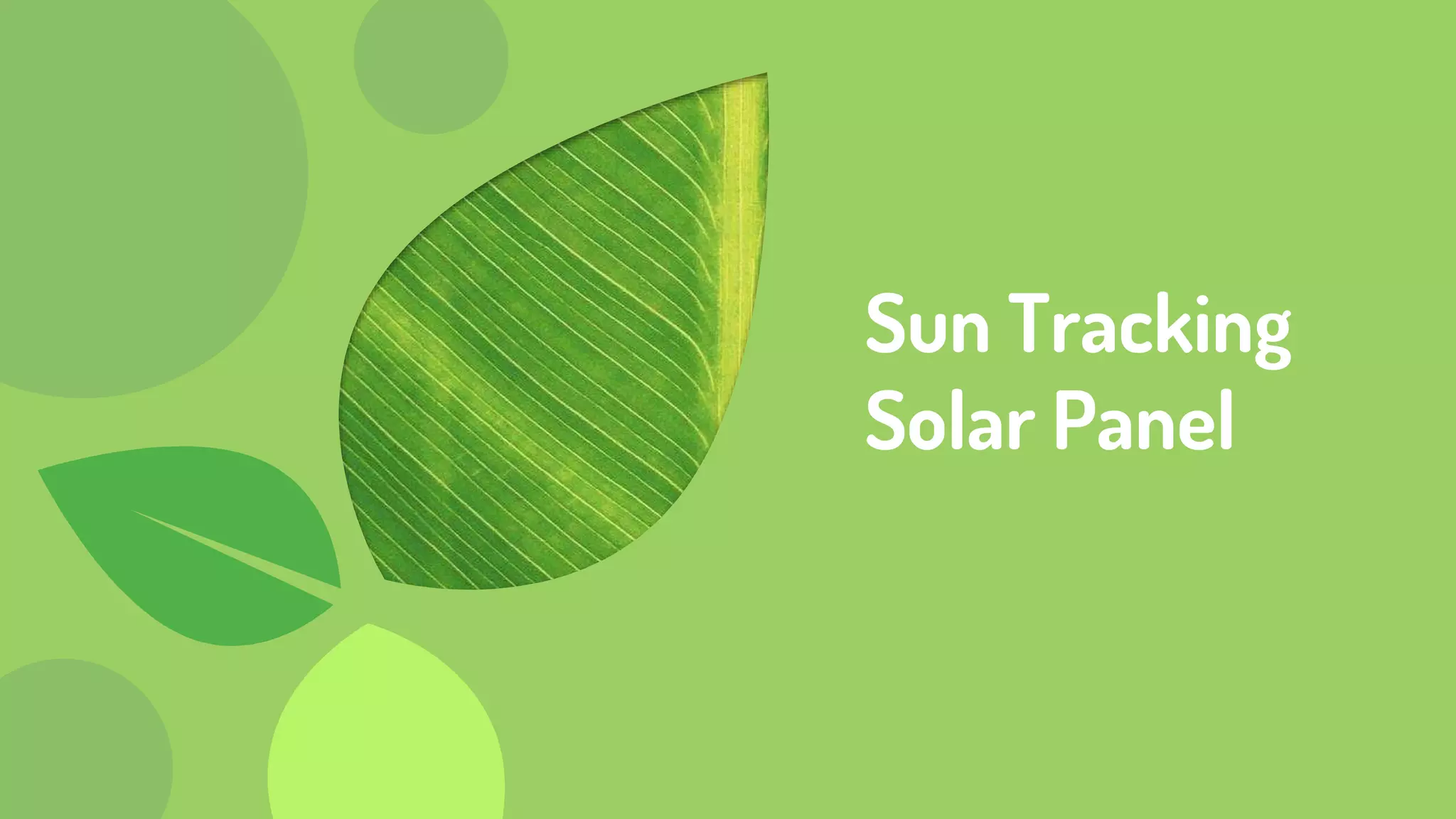 Sun tracking solar panel | PPTX