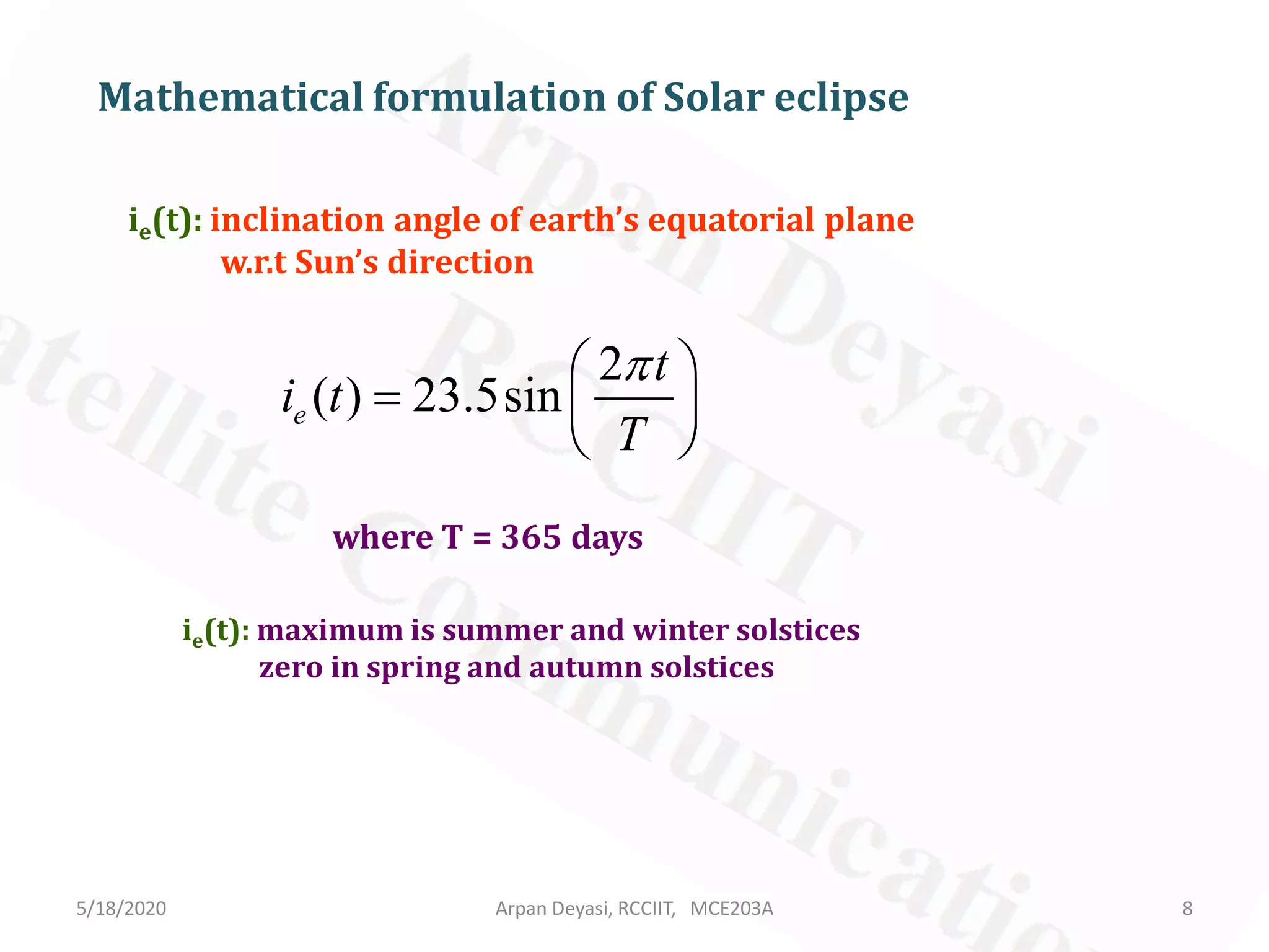 Sun transit outage | PDF