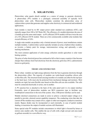 Sun trcking solar panel ekdm final report | PDF