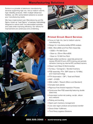 Suntron Brochure | PDF