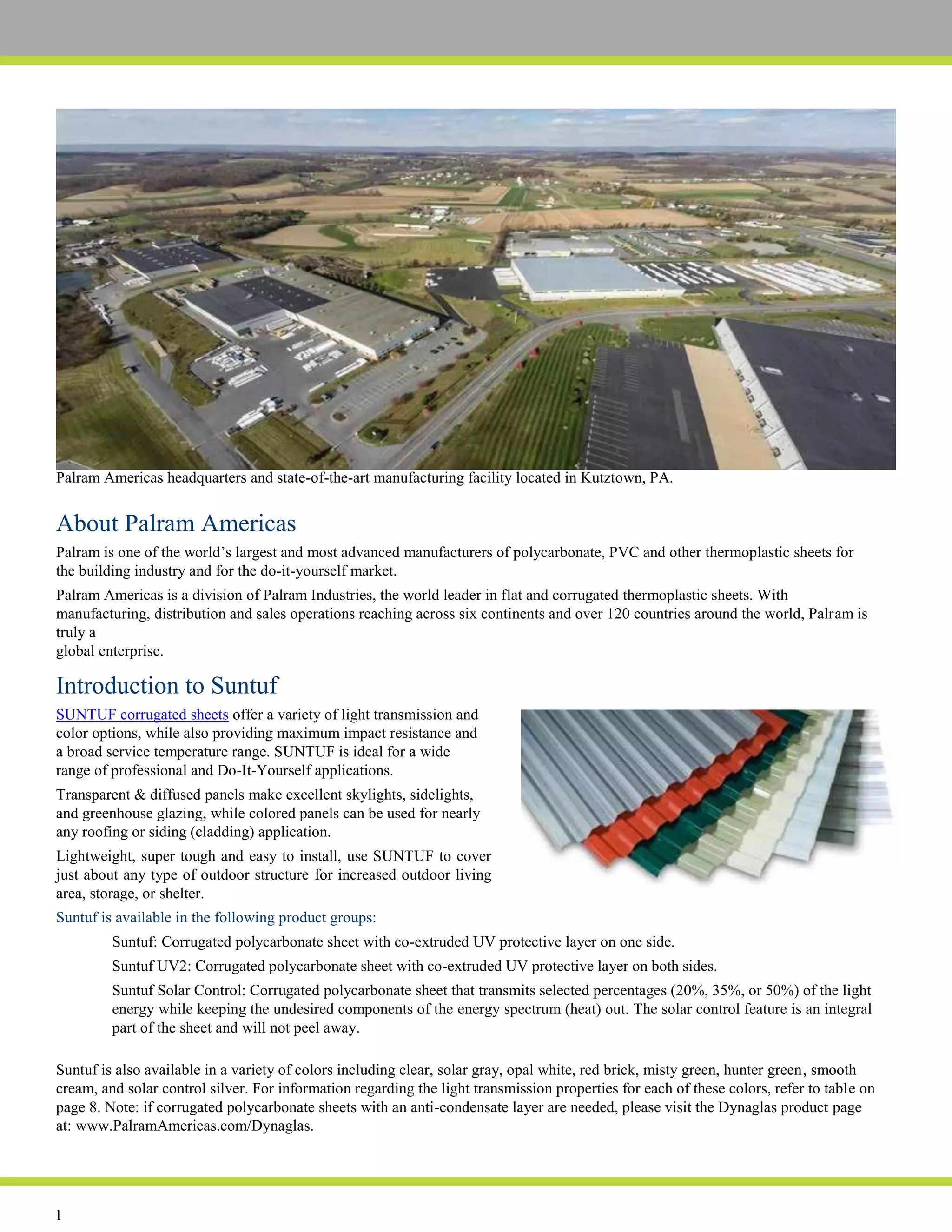 Suntuf installation guide | PDF