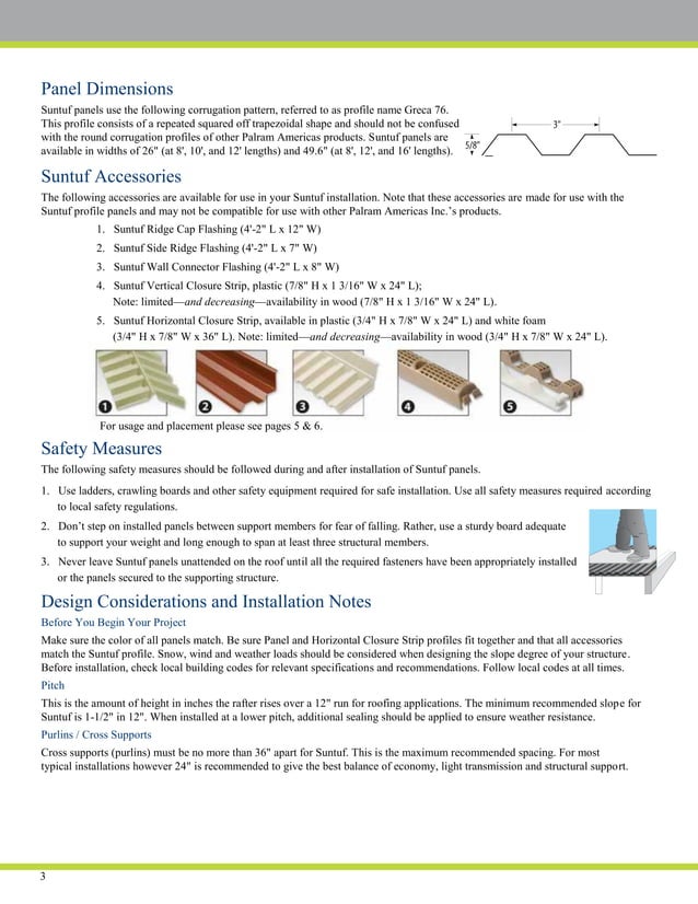 Suntuf installation guide | PDF