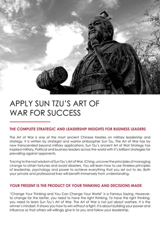 Sun tzu art of strategic leadership 2020 | PDF