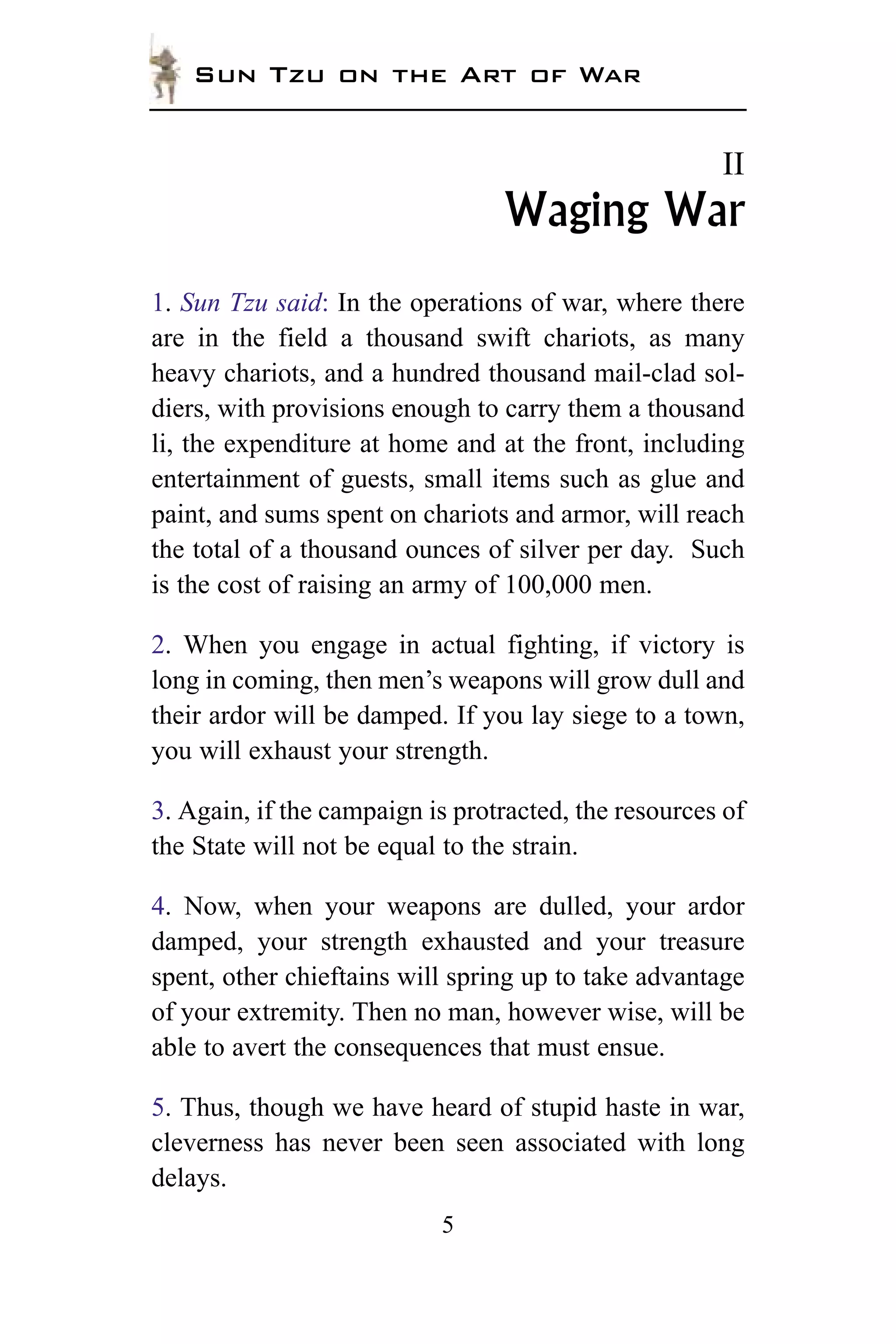 Sun Tzu Art Of War | PDF
