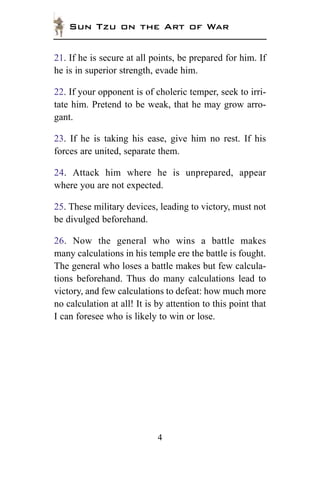Sun Tzu Art Of War | PDF