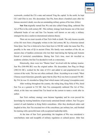 Sun Tzu Strategies | DOC