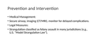 Strangulation: Mechanisms, Clinical Findings, and Forensic Significance ...