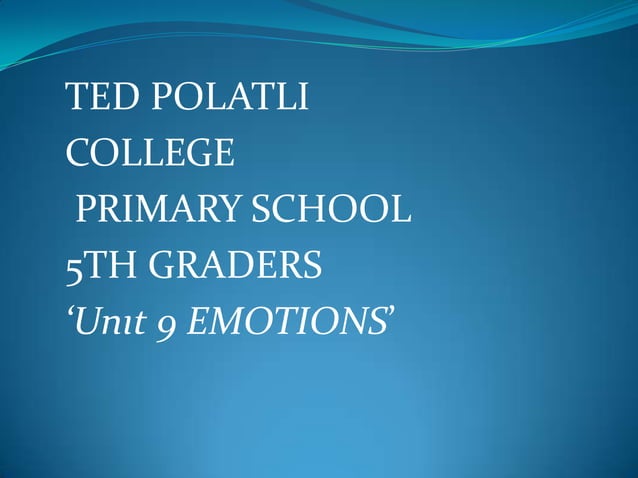 5th graders emotions | PPT