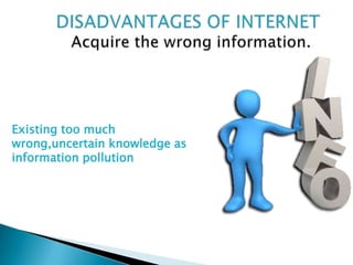 advantages and disadvantages of Internet | PPTX