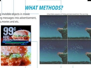 Subliminal Advertisement | PPTX