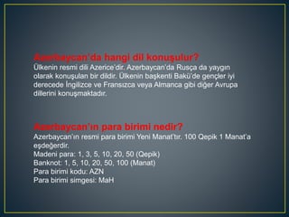 Azerbaycan | PPTX