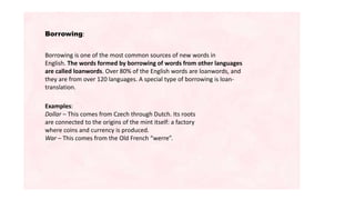 Word Formation | PPTX