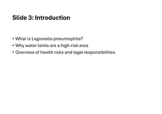 Water Storage Hygiene & Legionella Risk Management (Best Practices for ...
