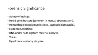 Strangulation: Mechanisms, Clinical Findings, and Forensic Significance ...