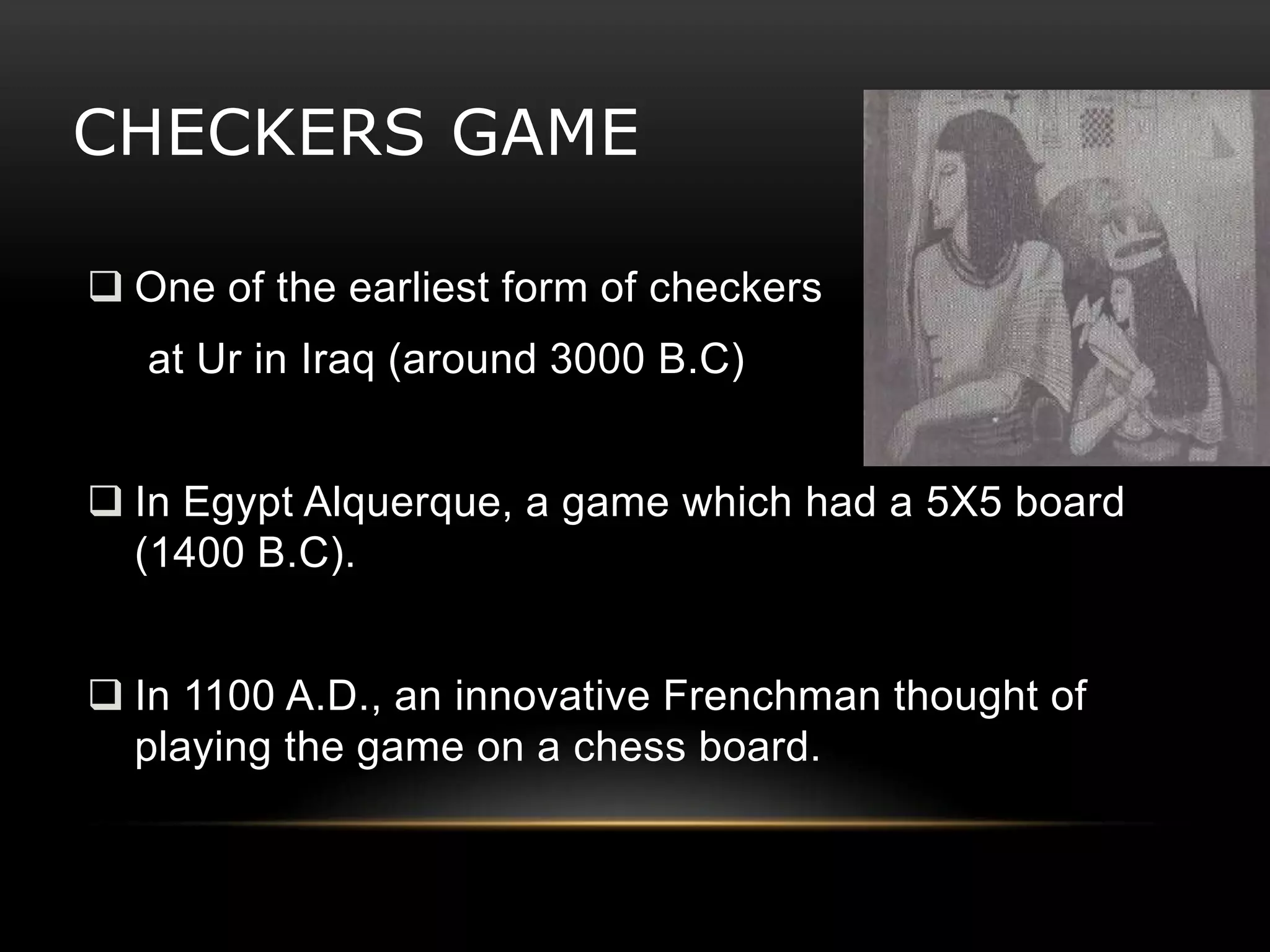 Russian Checkers Game Project | PPTX