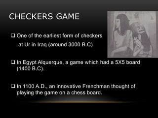 Russian Checkers Game Project | PPTX