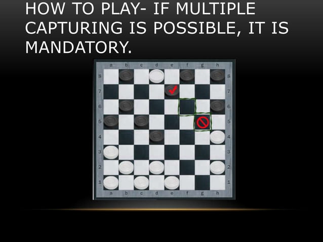 Russian Checkers Game Project | PPTX