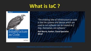 Infrastructure as Code with Terraform on AWS | PPTX
