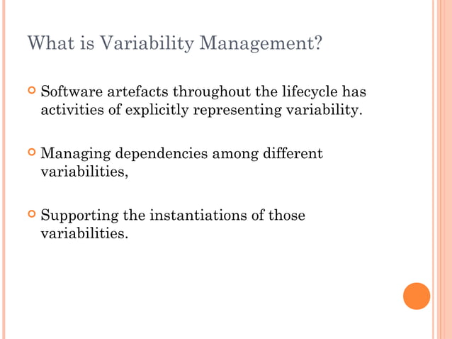 Variability Management In Software Product Lines Pdf Computer Software And Applications