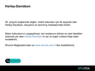 Harley Davidson Bot - Shumix | PPT
