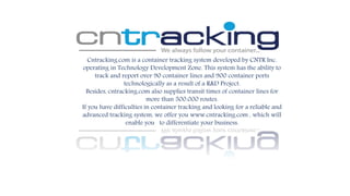 Container Tracking | PPTX