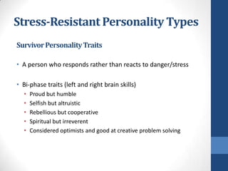 Personality and Stress | PPTX