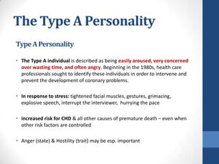 Personality and Stress | PPTX