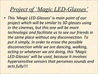 Magic LED-Glasses | PPT