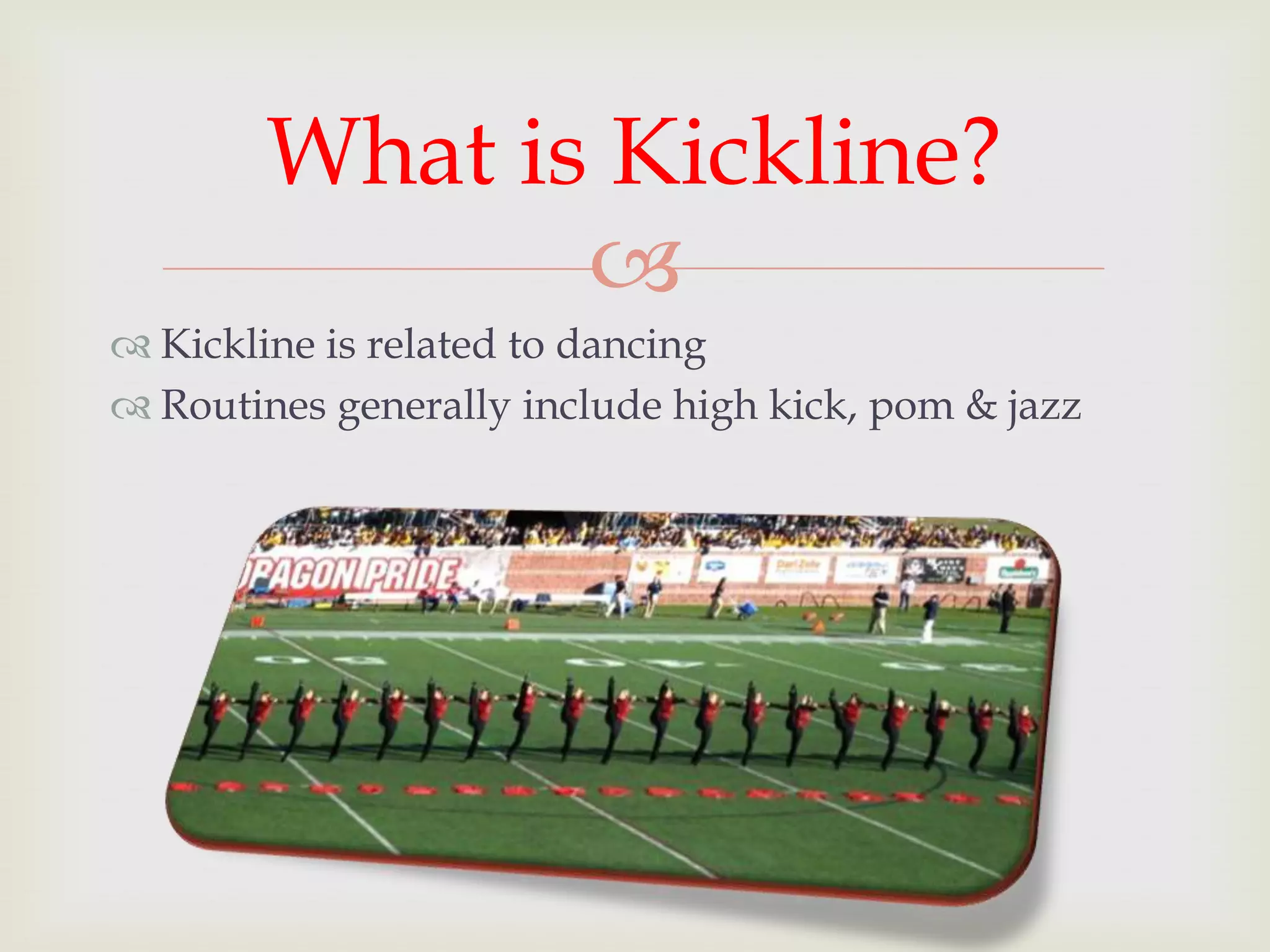 Suny Cortland Kickline | PPT