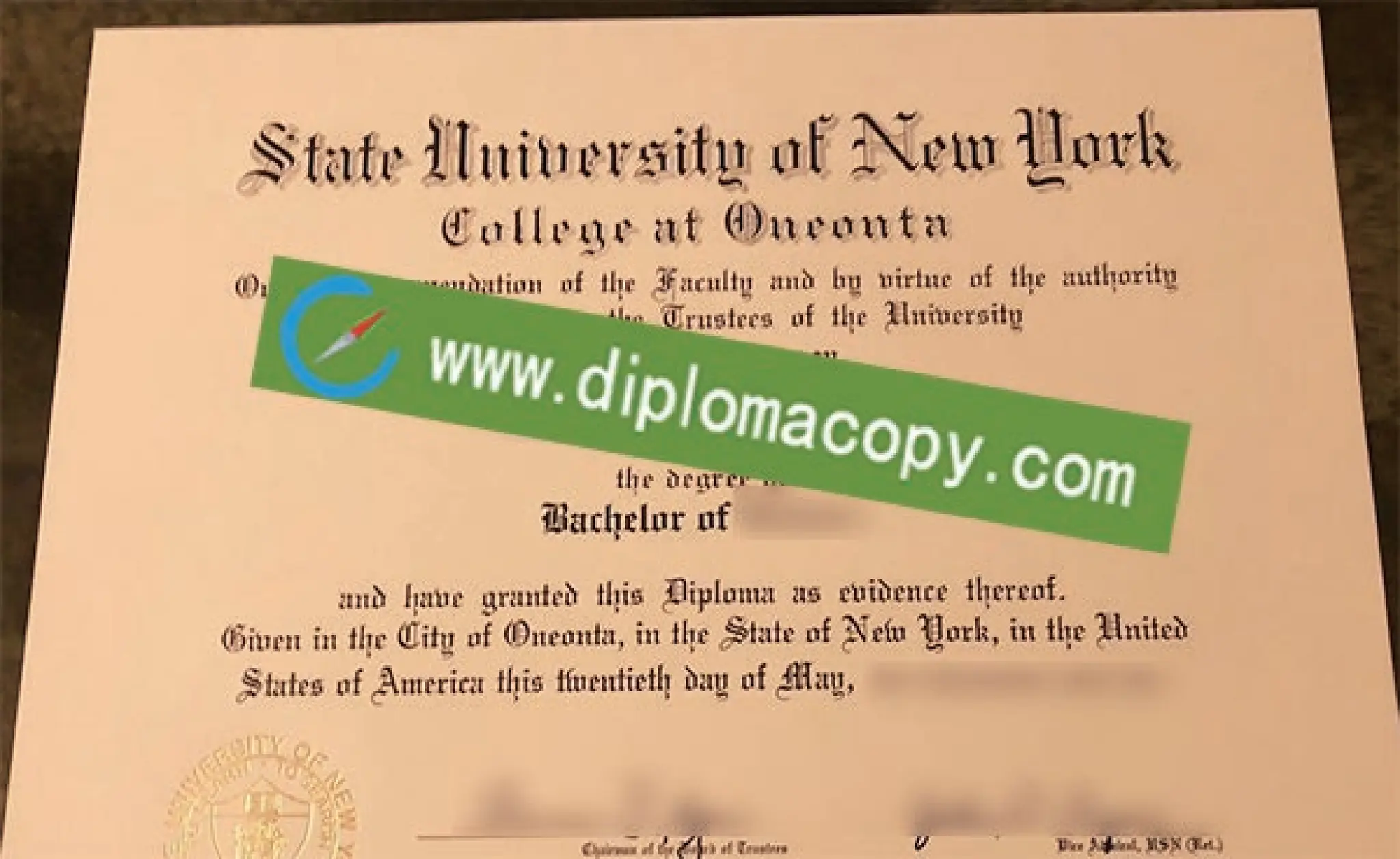 SUNY Oneonta diploma, buy SUNY degree | PPT