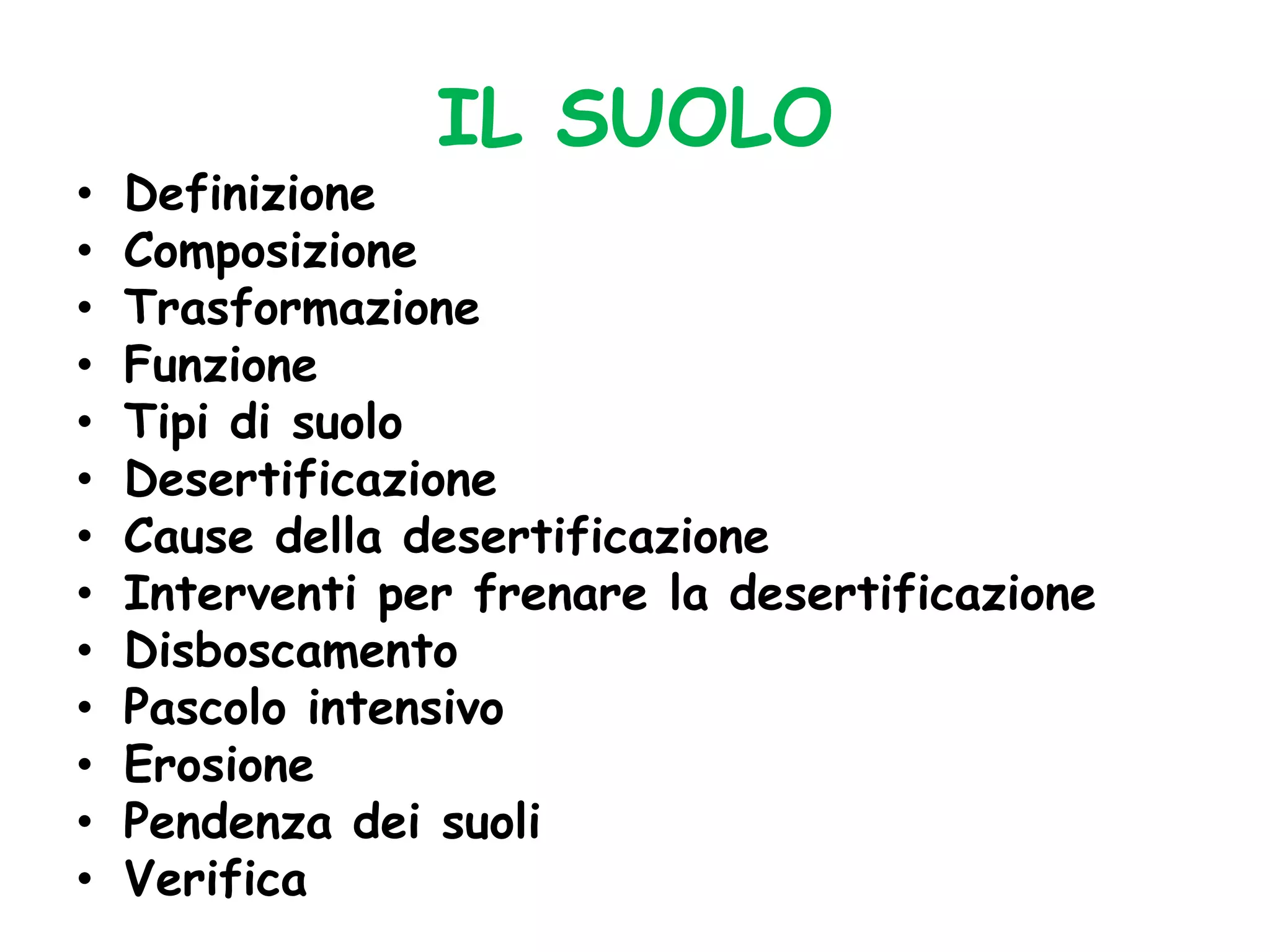 La risorsa suolo | PPTX