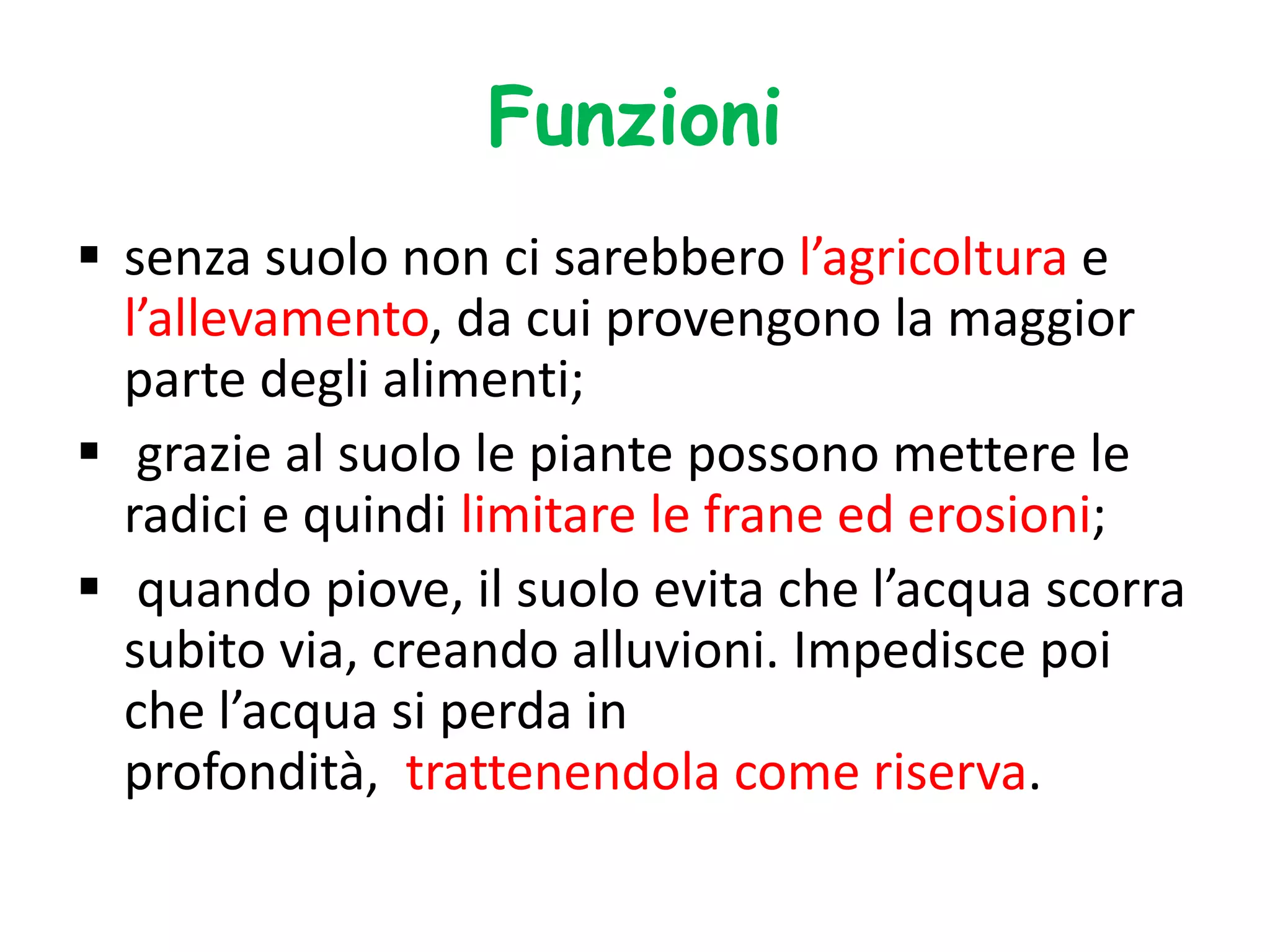 La risorsa suolo | PPTX | Gardening | Home & Garden