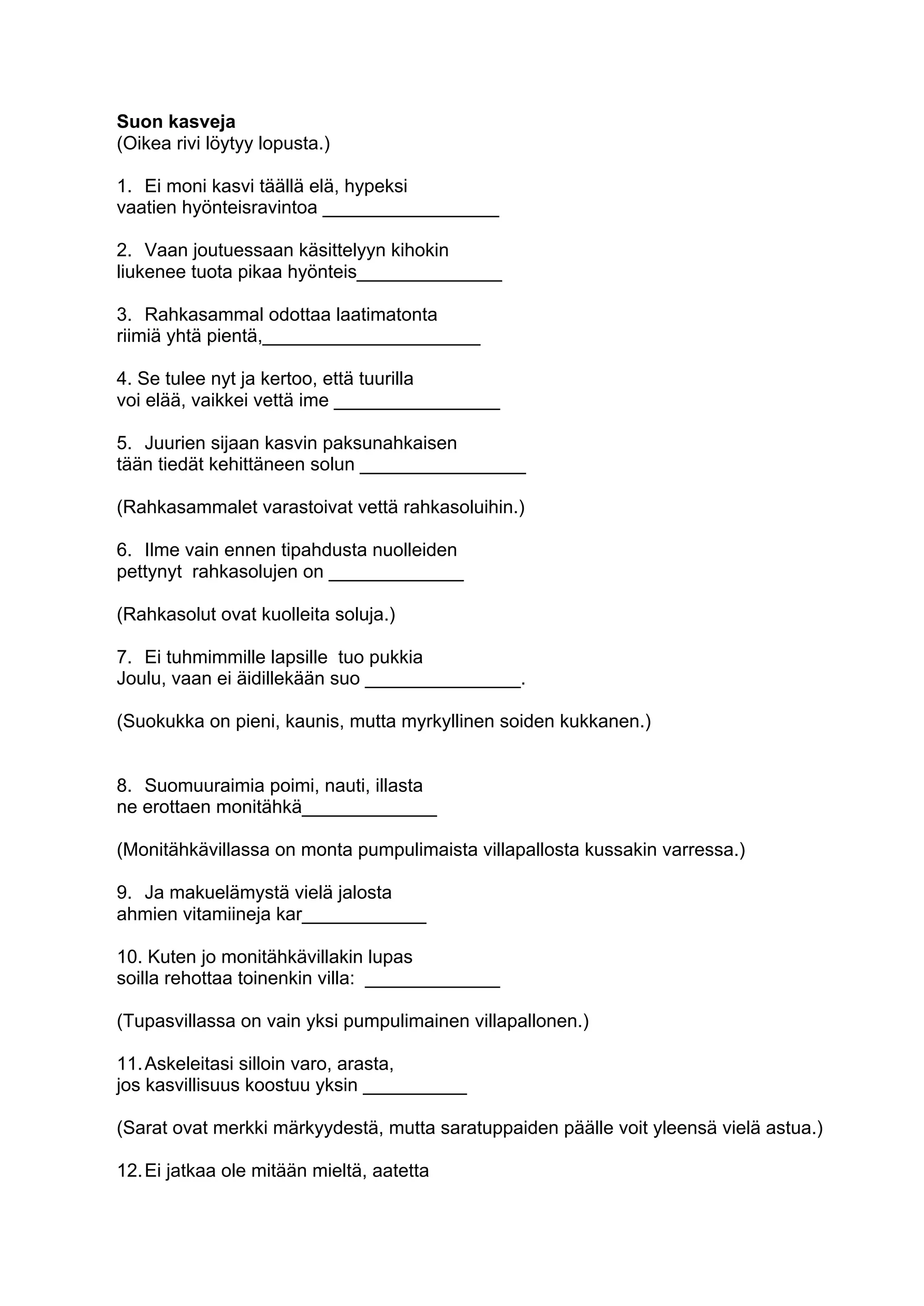 BI3 Suon kasveja | PDF