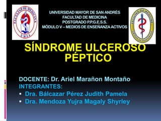 SINDROME ULCEROSO PÈPTICO | PPT